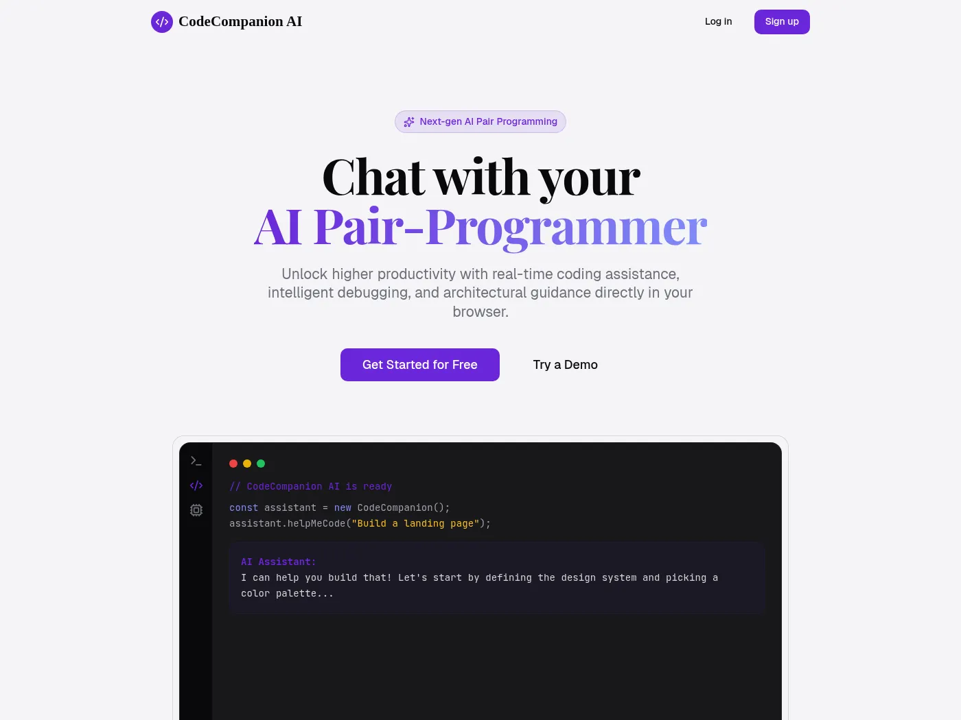 CodeCompanion AI
