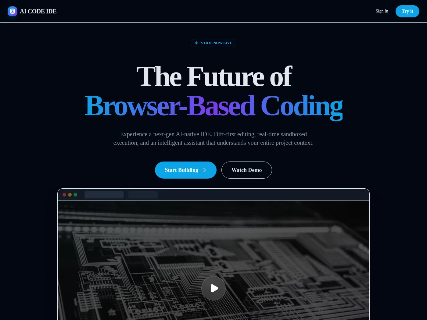 AI Code Assistant IDE