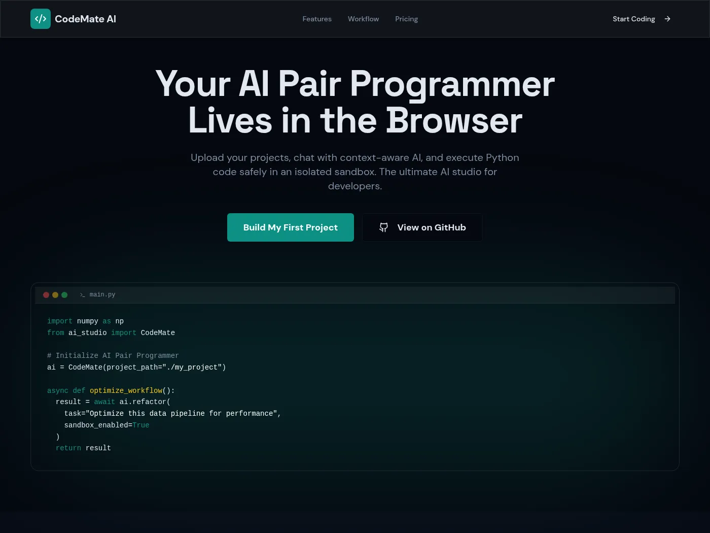 CodeMate AI Studio