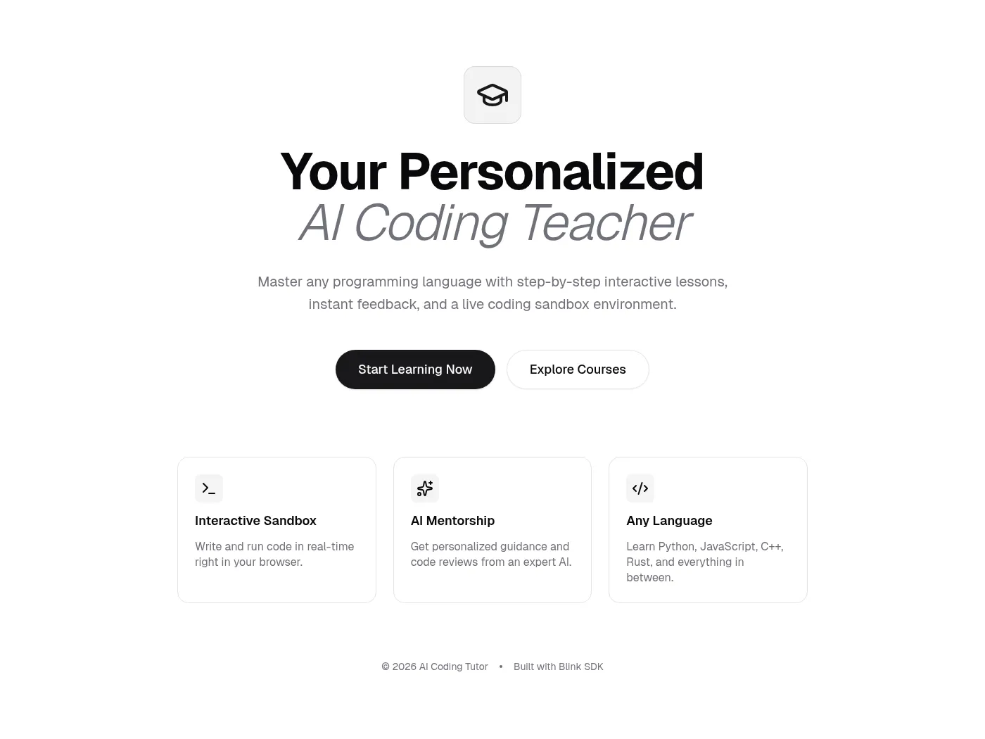 AI Coding Tutor