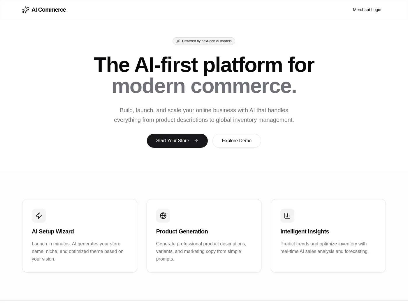 AIPowered CommerceSuite