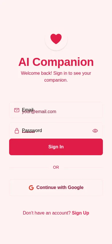 AI Companion App