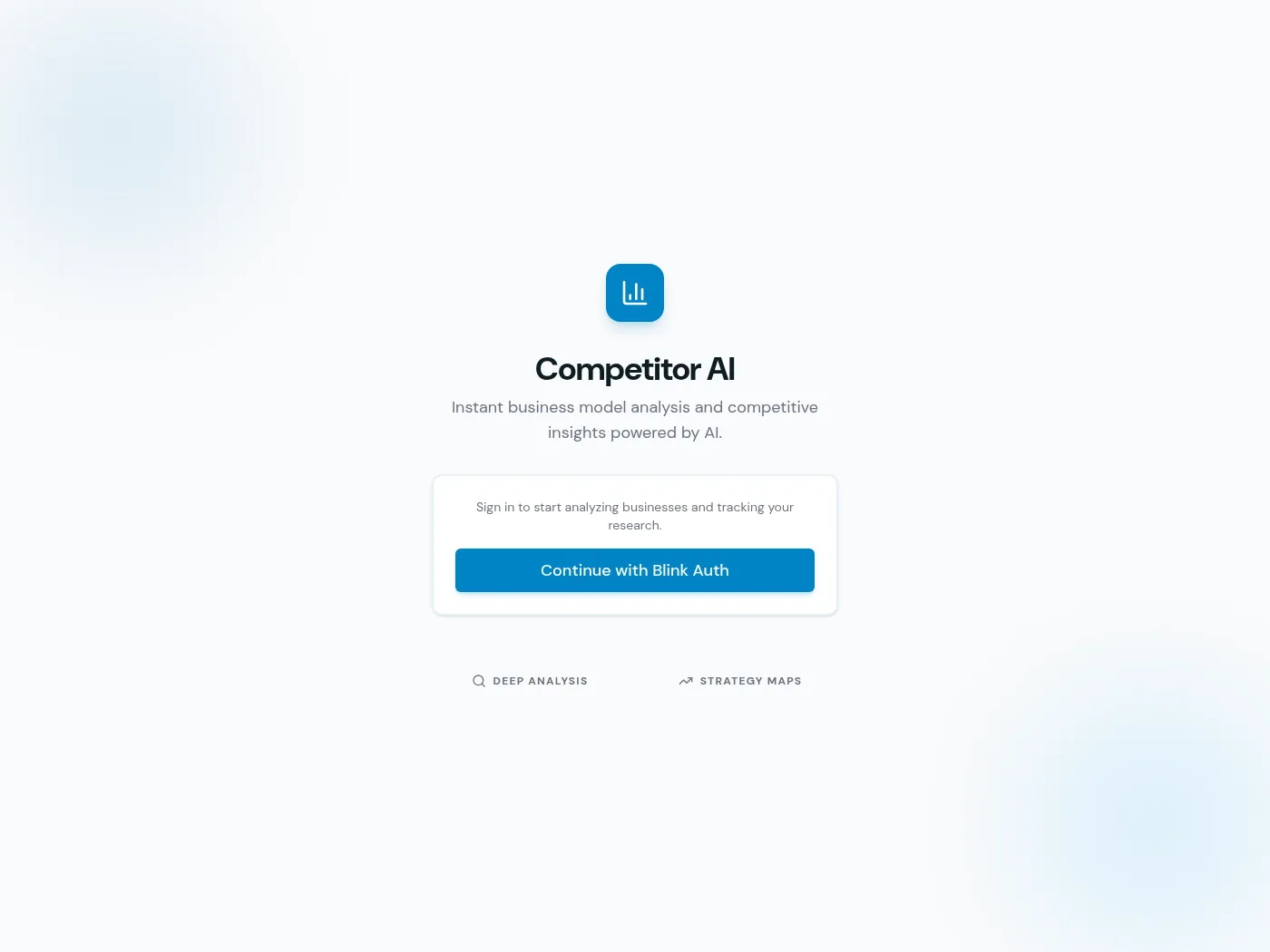 AI Competitor Analyzer