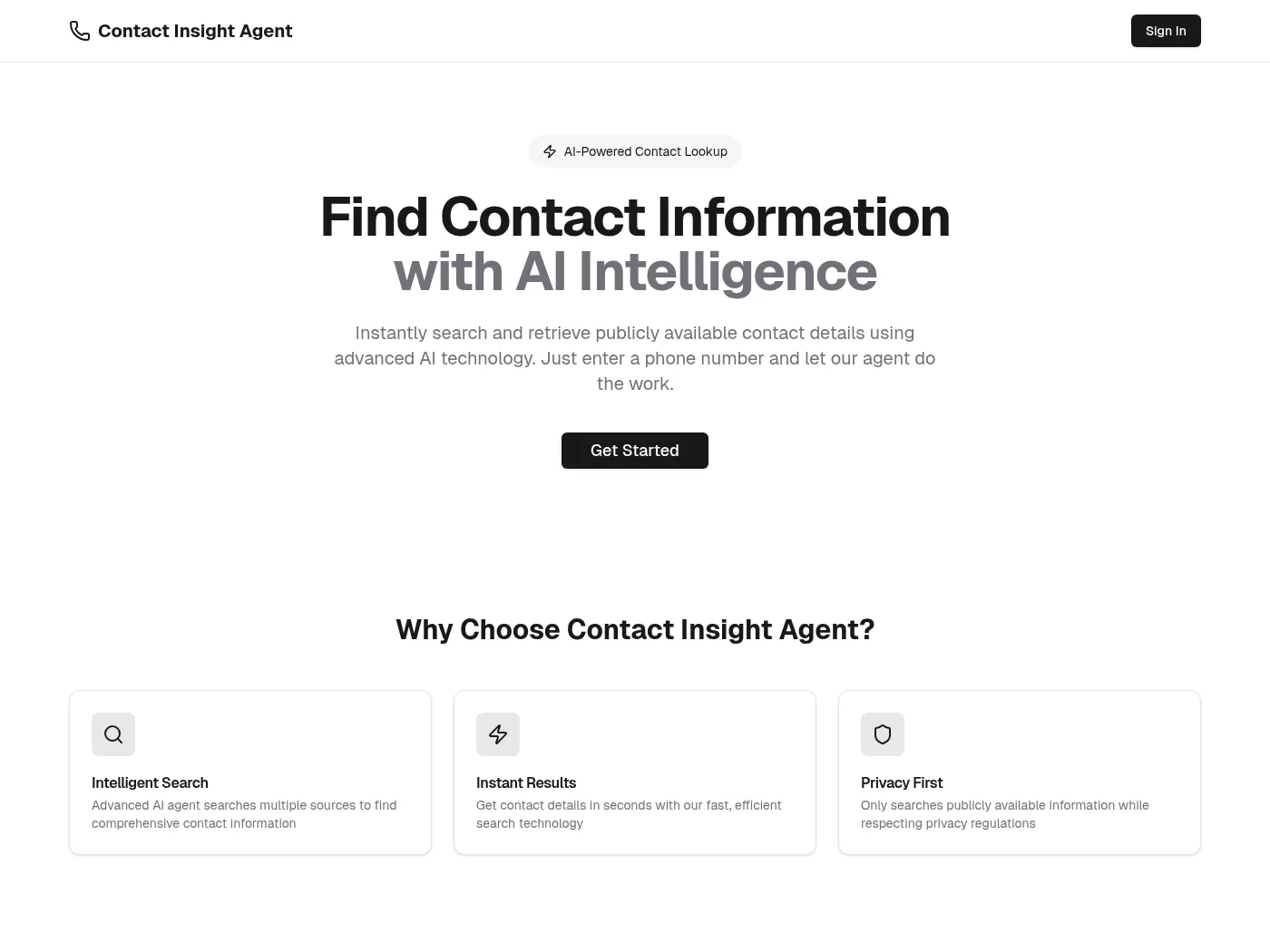 Contact Insight Agent