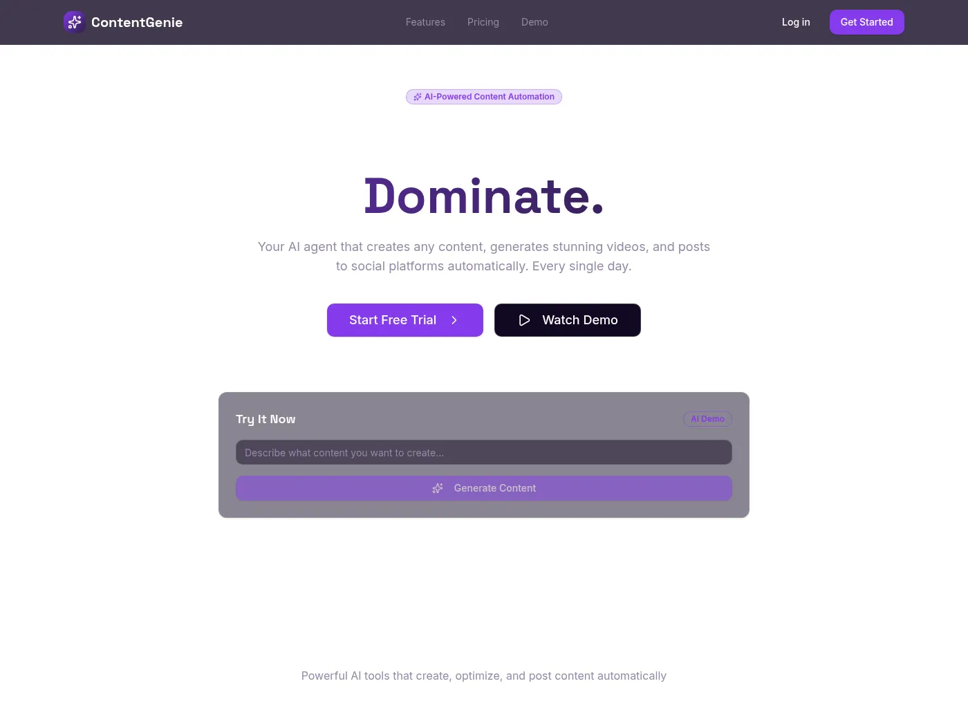 ContentGenie AI Agent