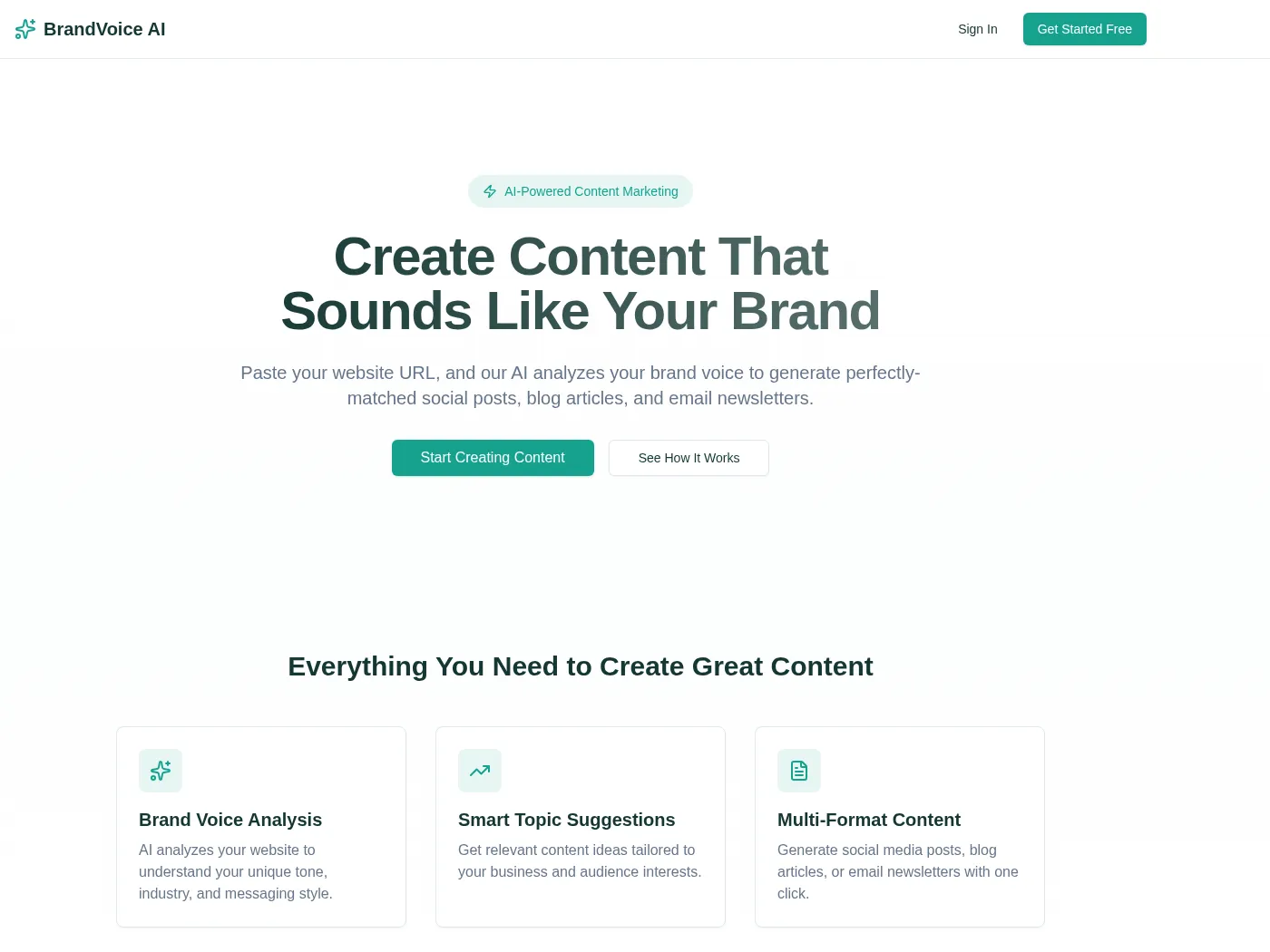 BrandVoice AI Marketer