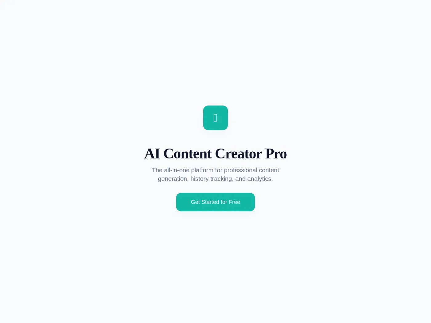 AI Content Creator Pro