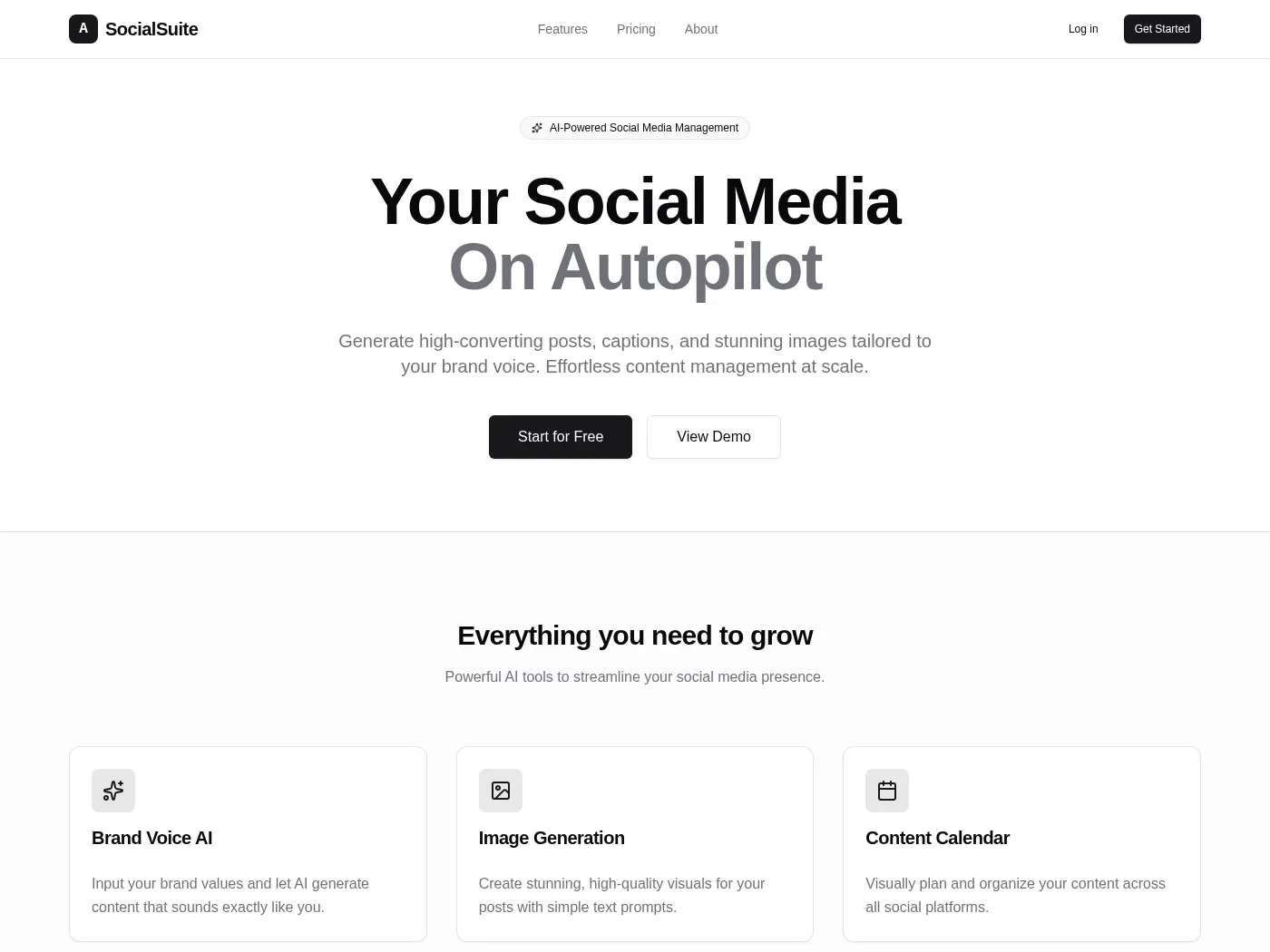 AI Social Media Suite