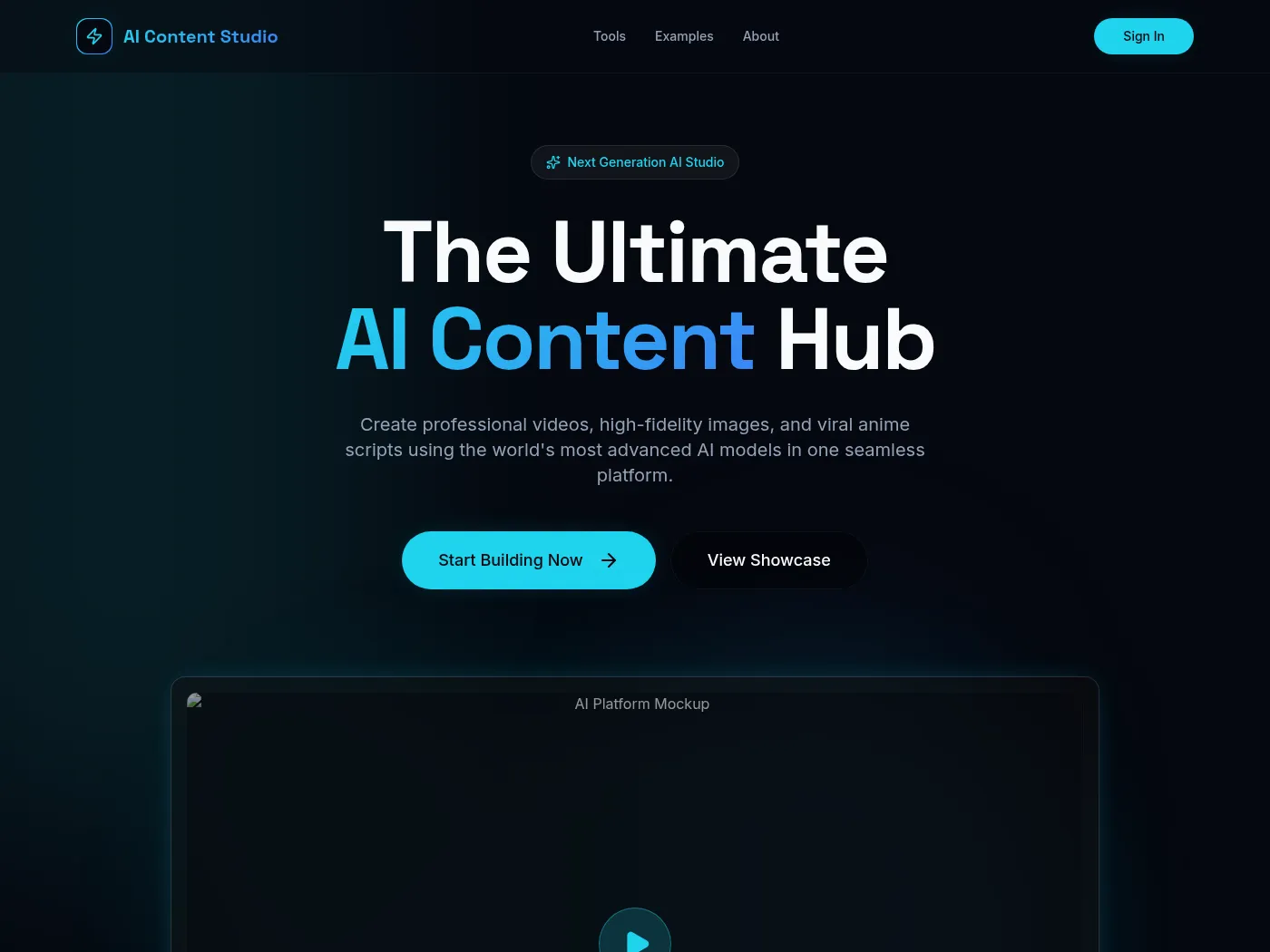 AI Content Studio