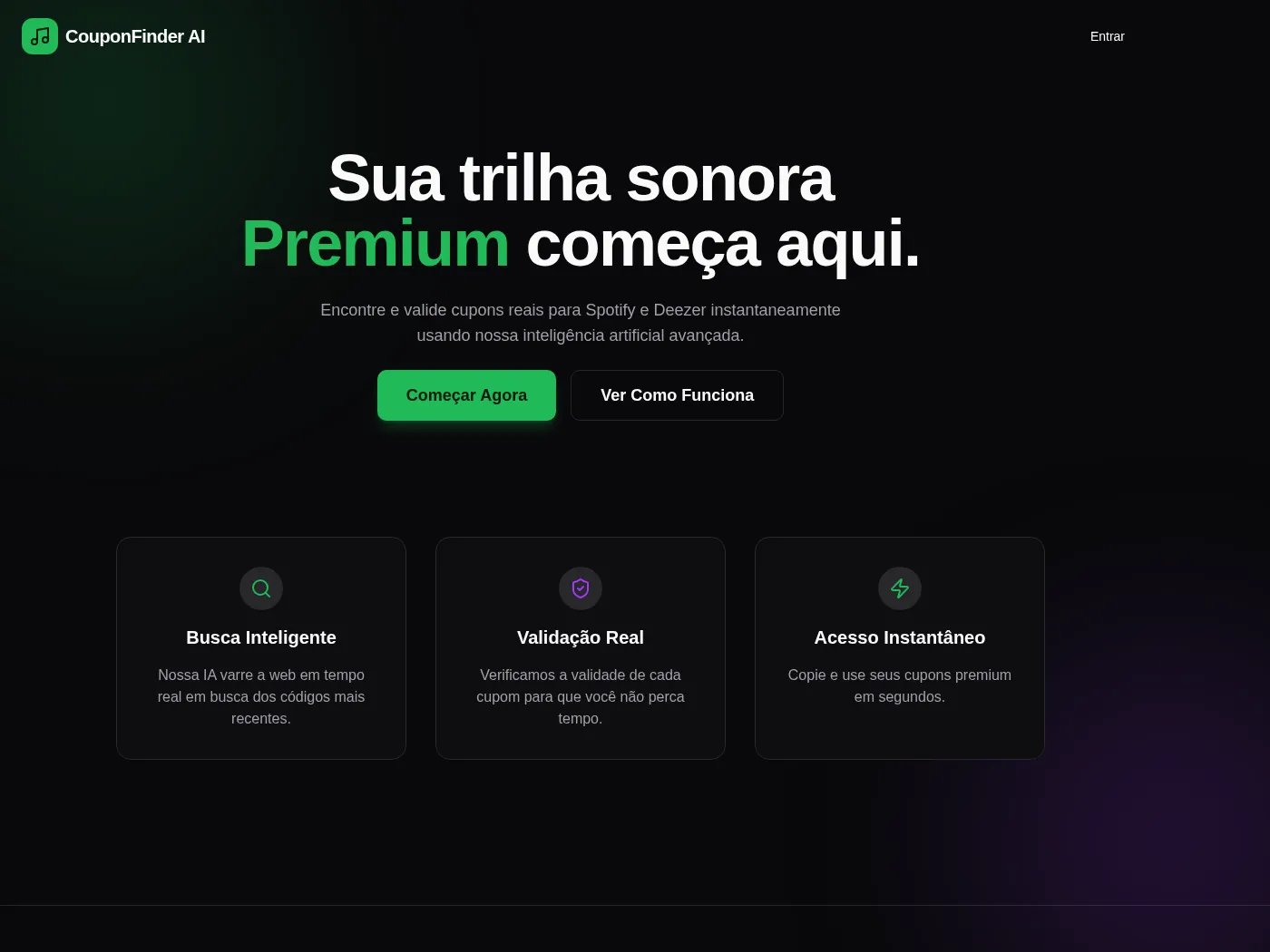 Copuns Spotify e Deezer