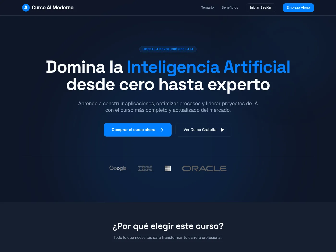 AI Course Webshop
