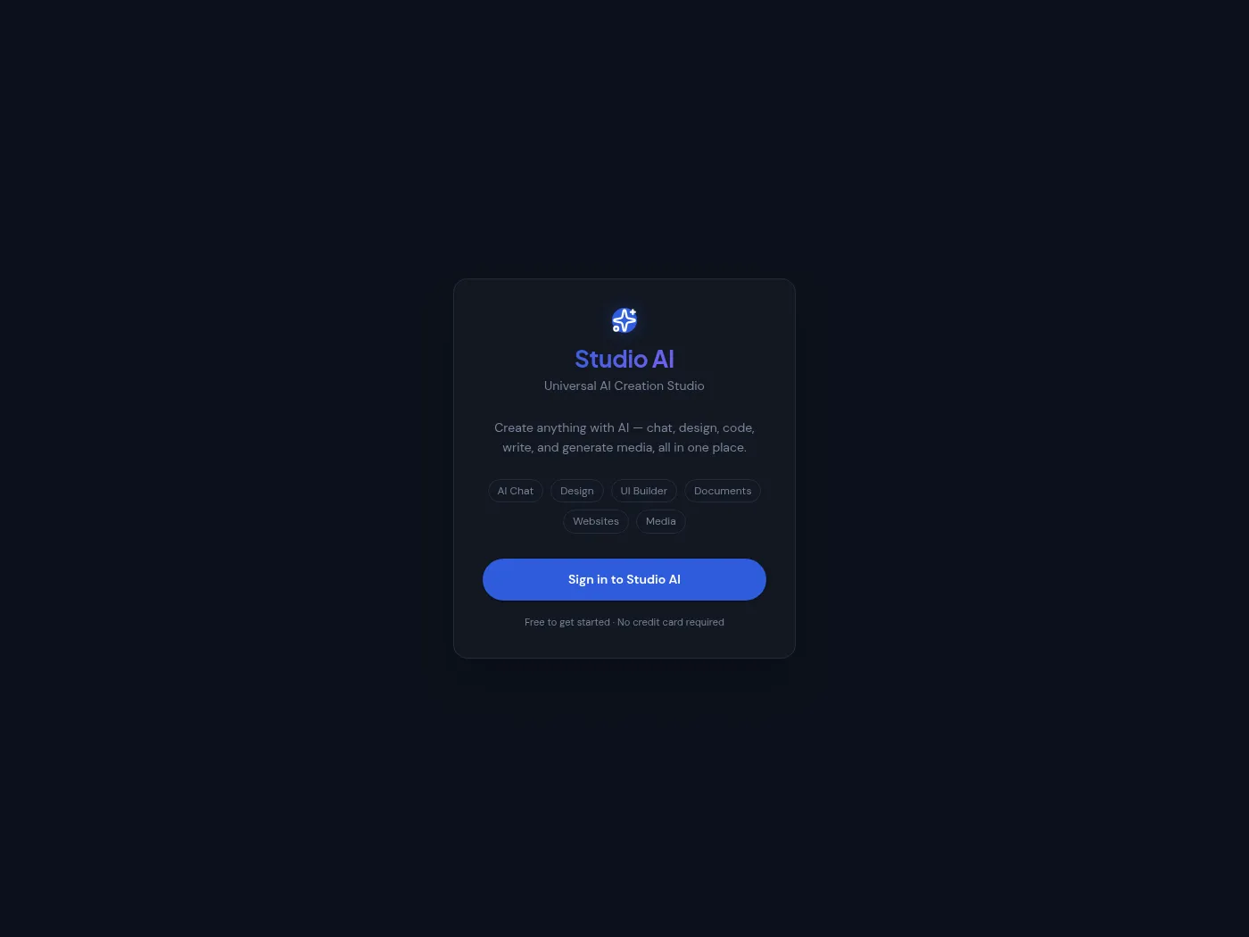 Universal AI Creation Studio