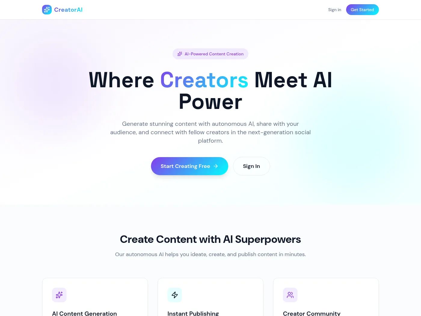 AI Creator Network