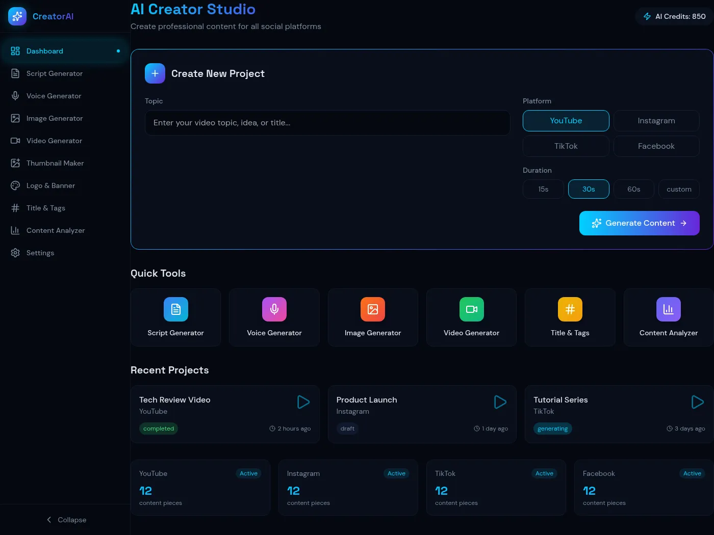 CreatorAI Studio