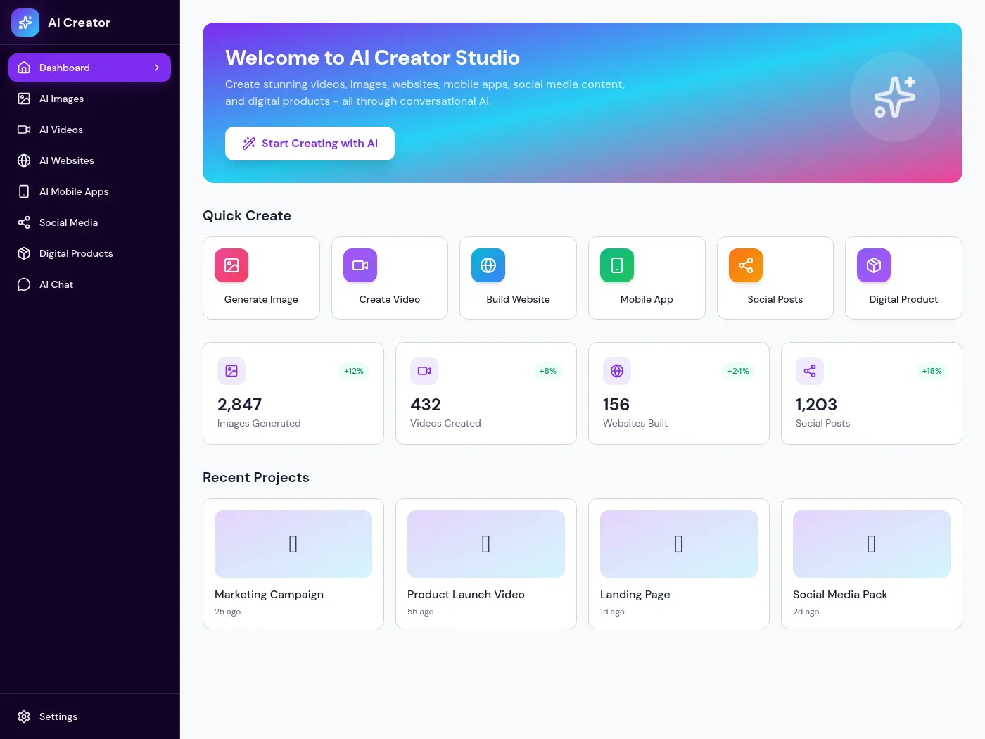 AI Creator Studio