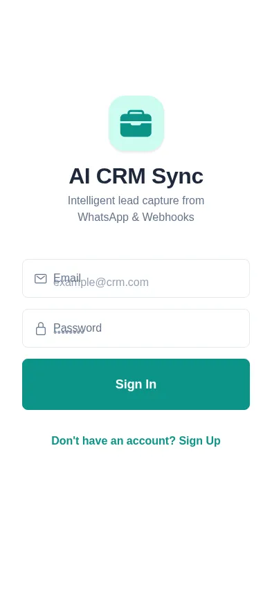 AI-Driven CRM Sync