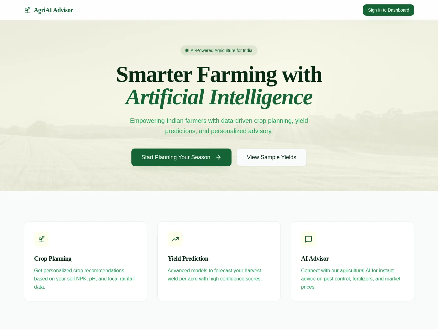 AgriAI Advisor