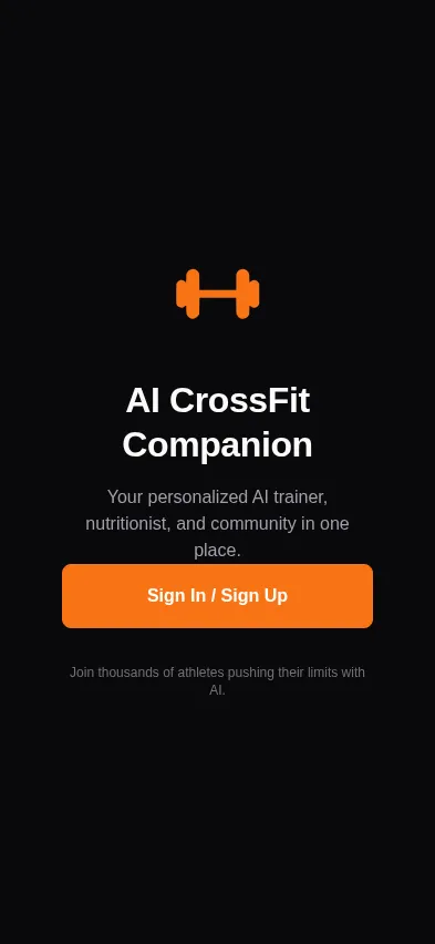AI CrossFit Companion