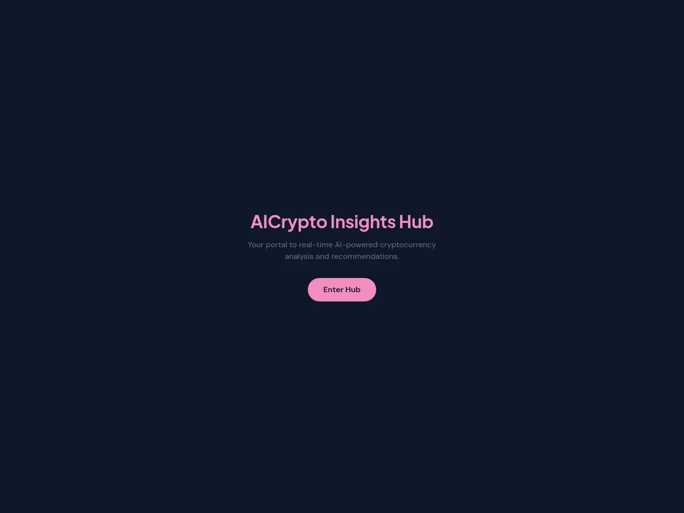 AICrypto Insights Hub