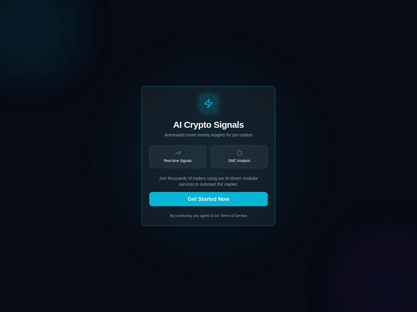 AI Crypto Signal Platform