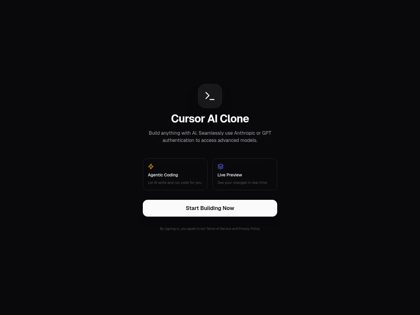 AI Cursor Clone