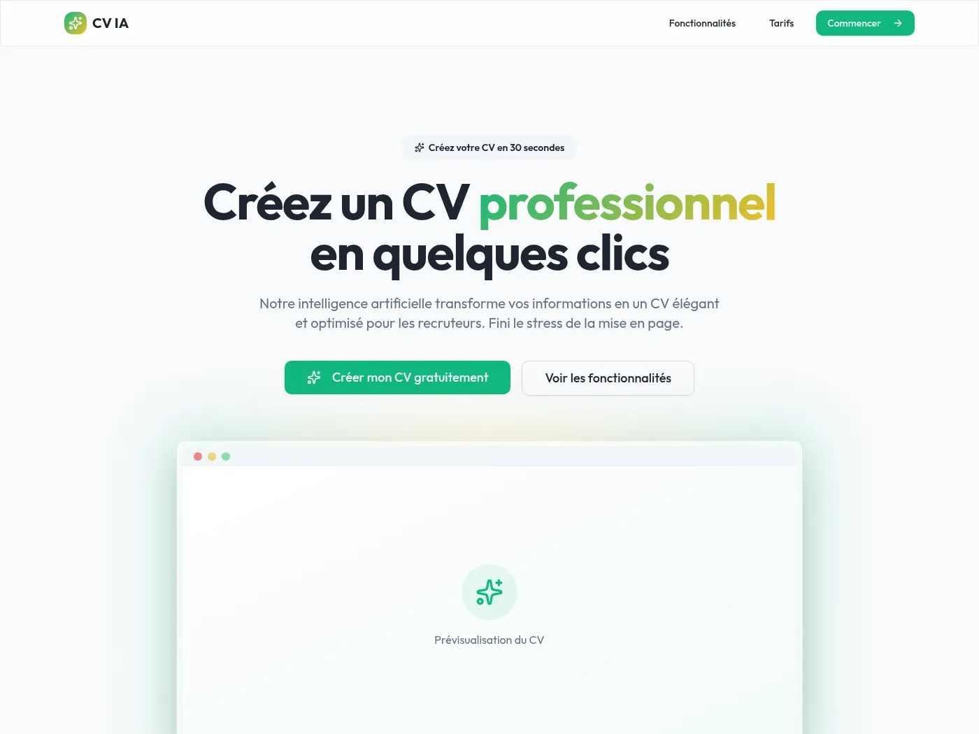 AI CV Builder