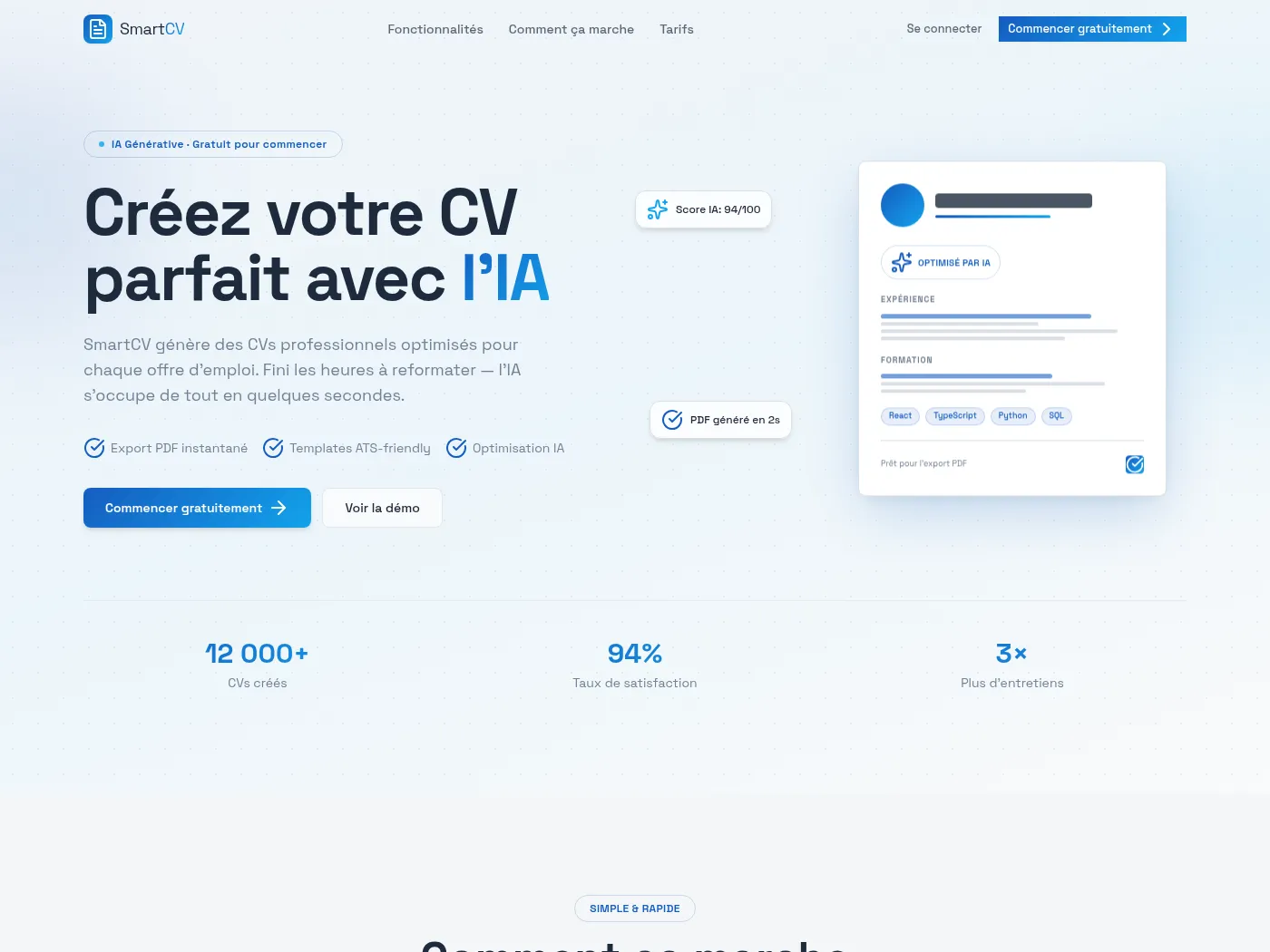SmartCV Builder
