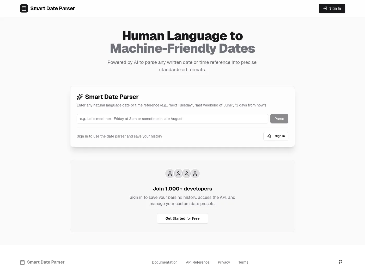 Smart Date Parser