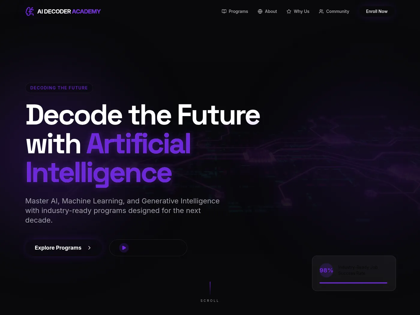 AI Decoder Academy Site