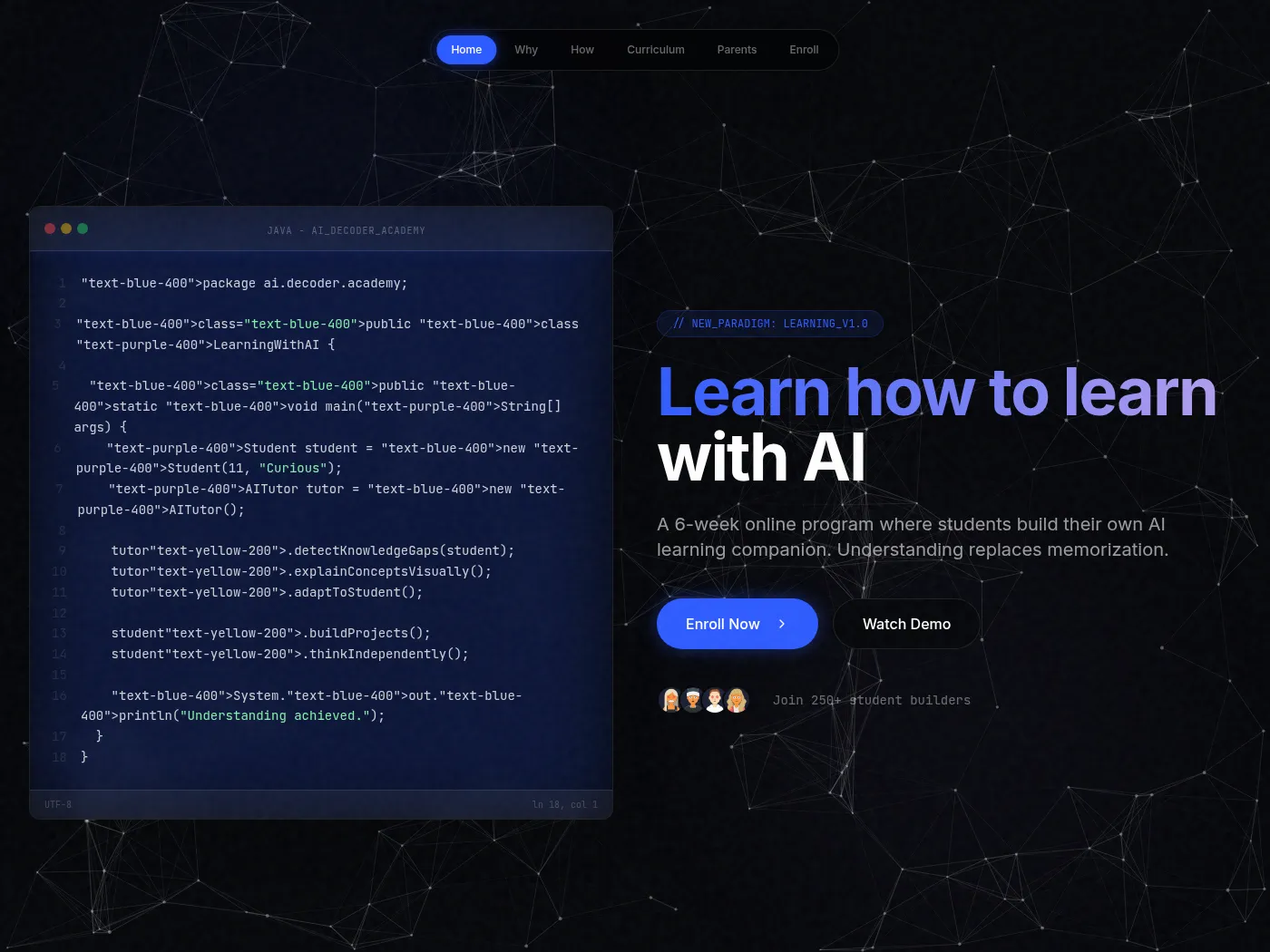 AI Decoder Academy Site