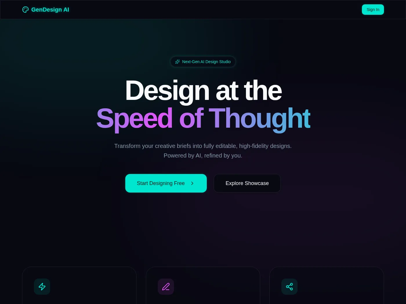 GenDesign AI Studio