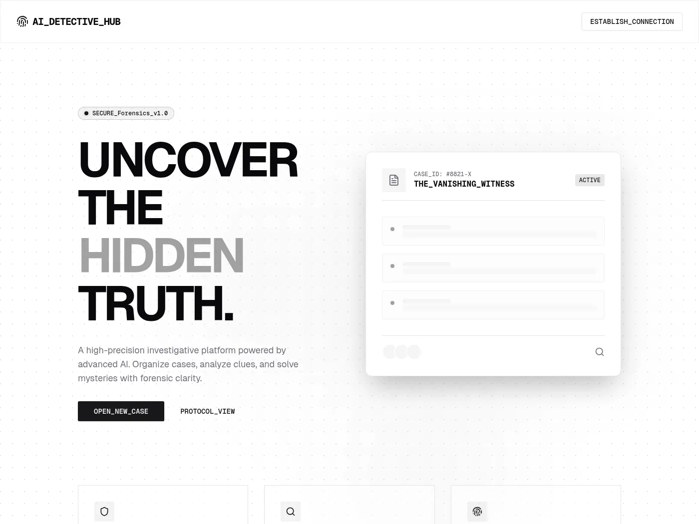 AI Detective Hub
