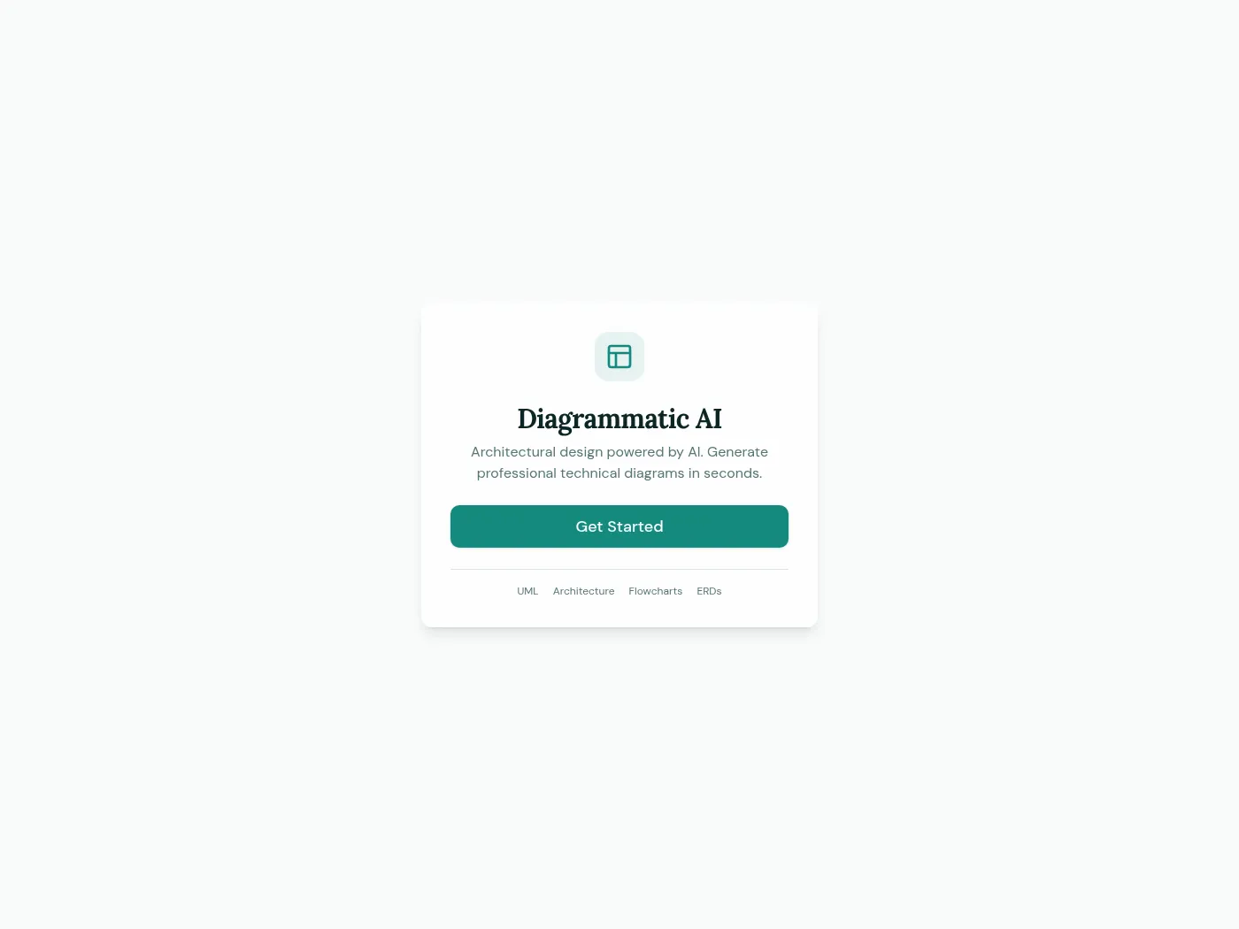 Diagrammatic AI Architect