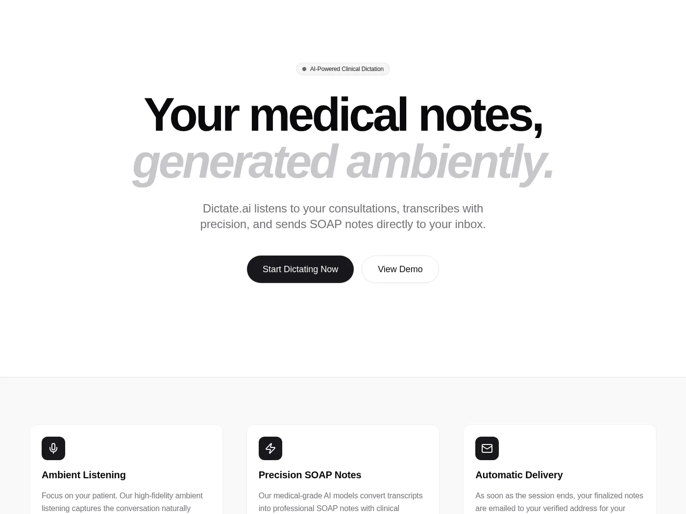 Dictation Note Assistant