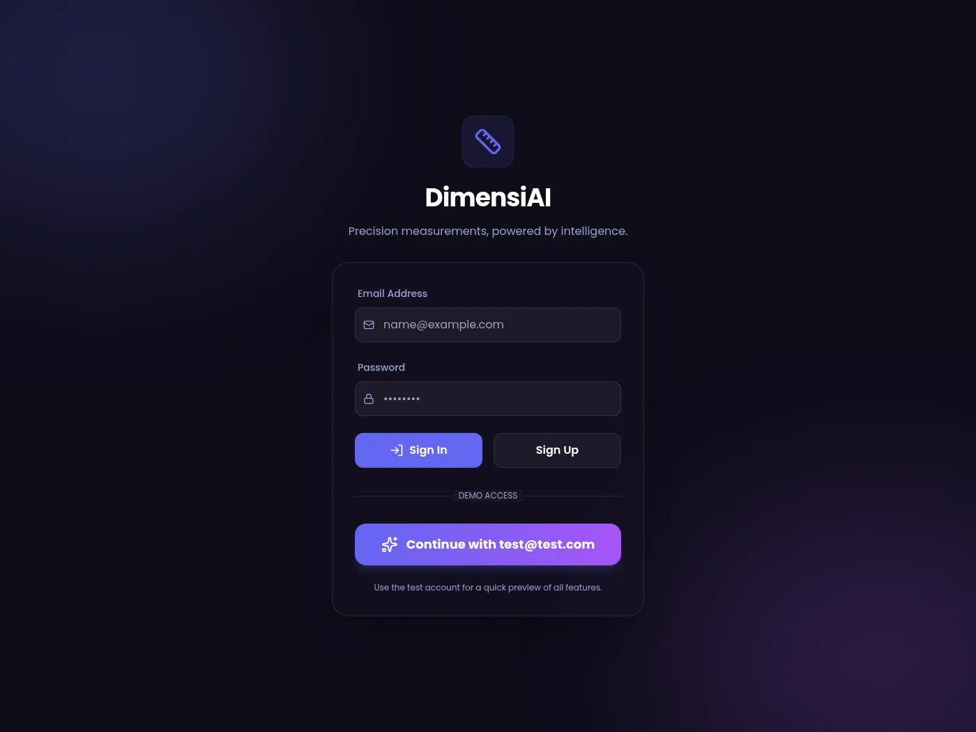 DimensiAI Web App