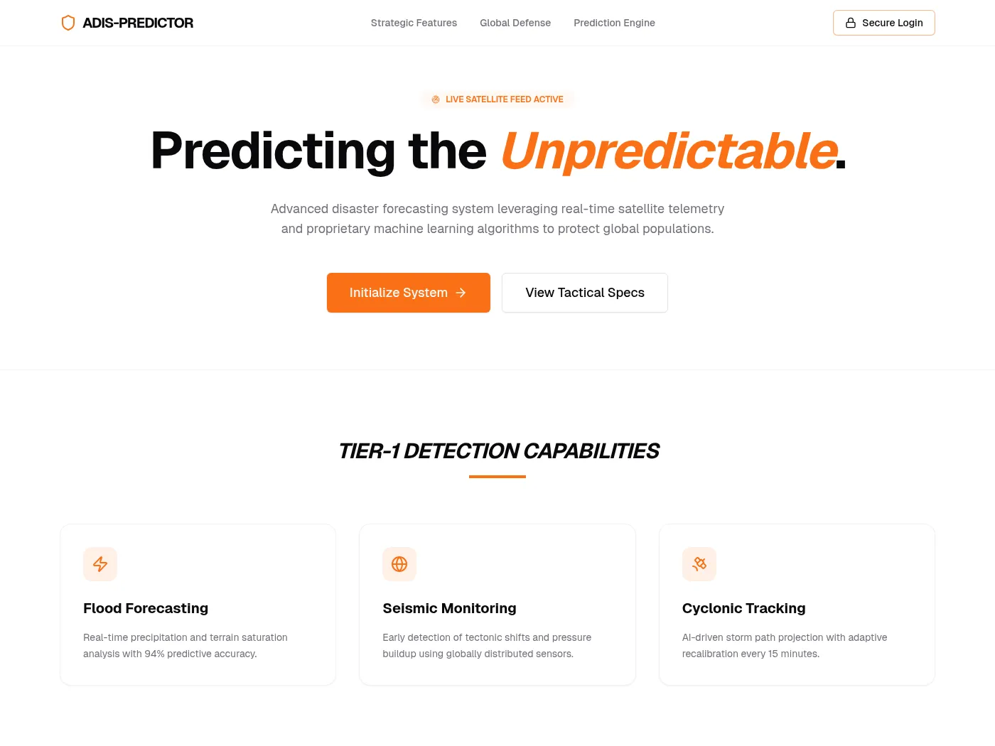 AI Disaster Predictor