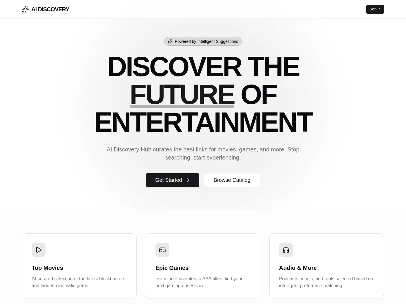 AI Discovery Hub