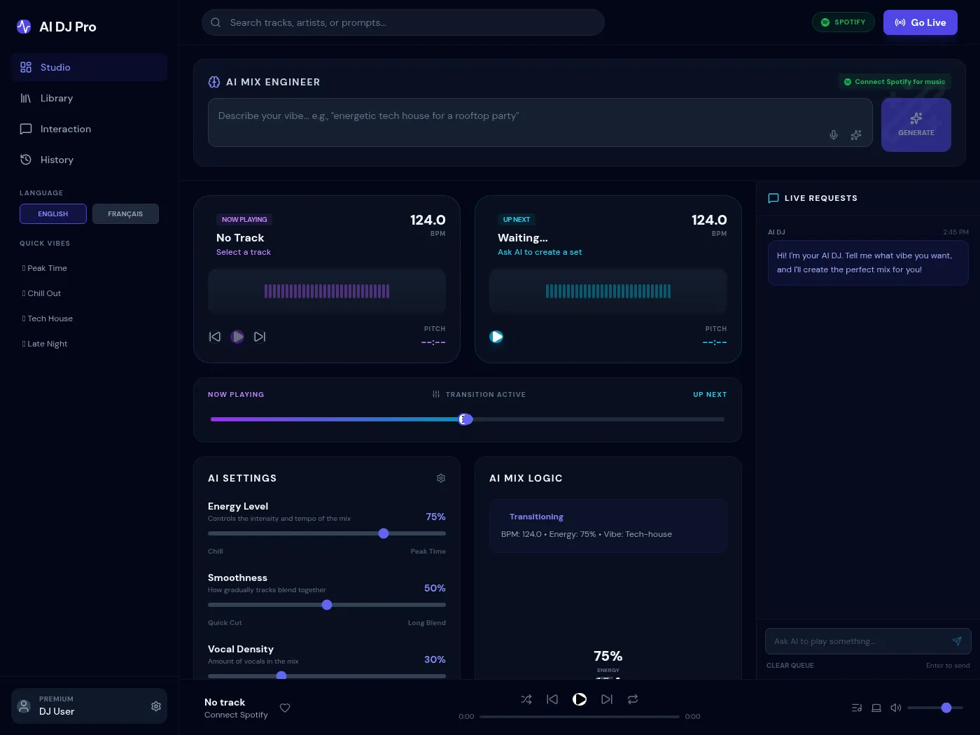 AI DJ App