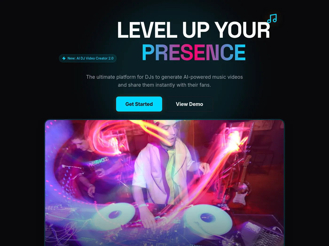 AI DJ Promo Generator