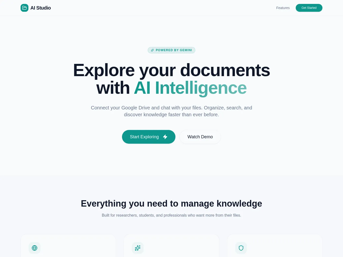 AI Studio Doc Explorer