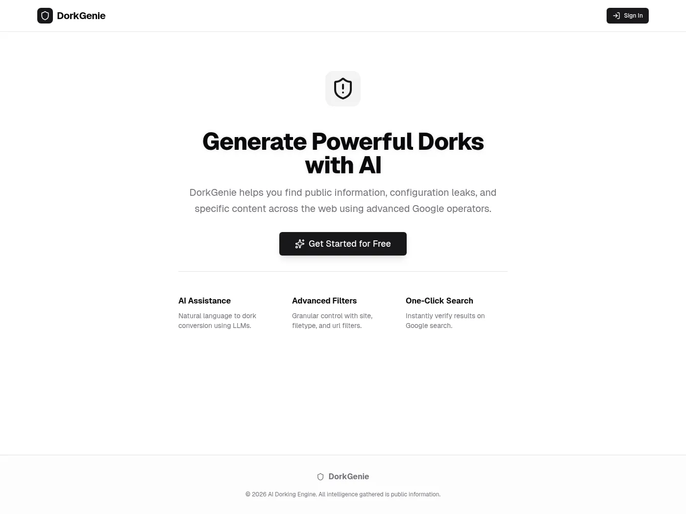 AI Dork Genie