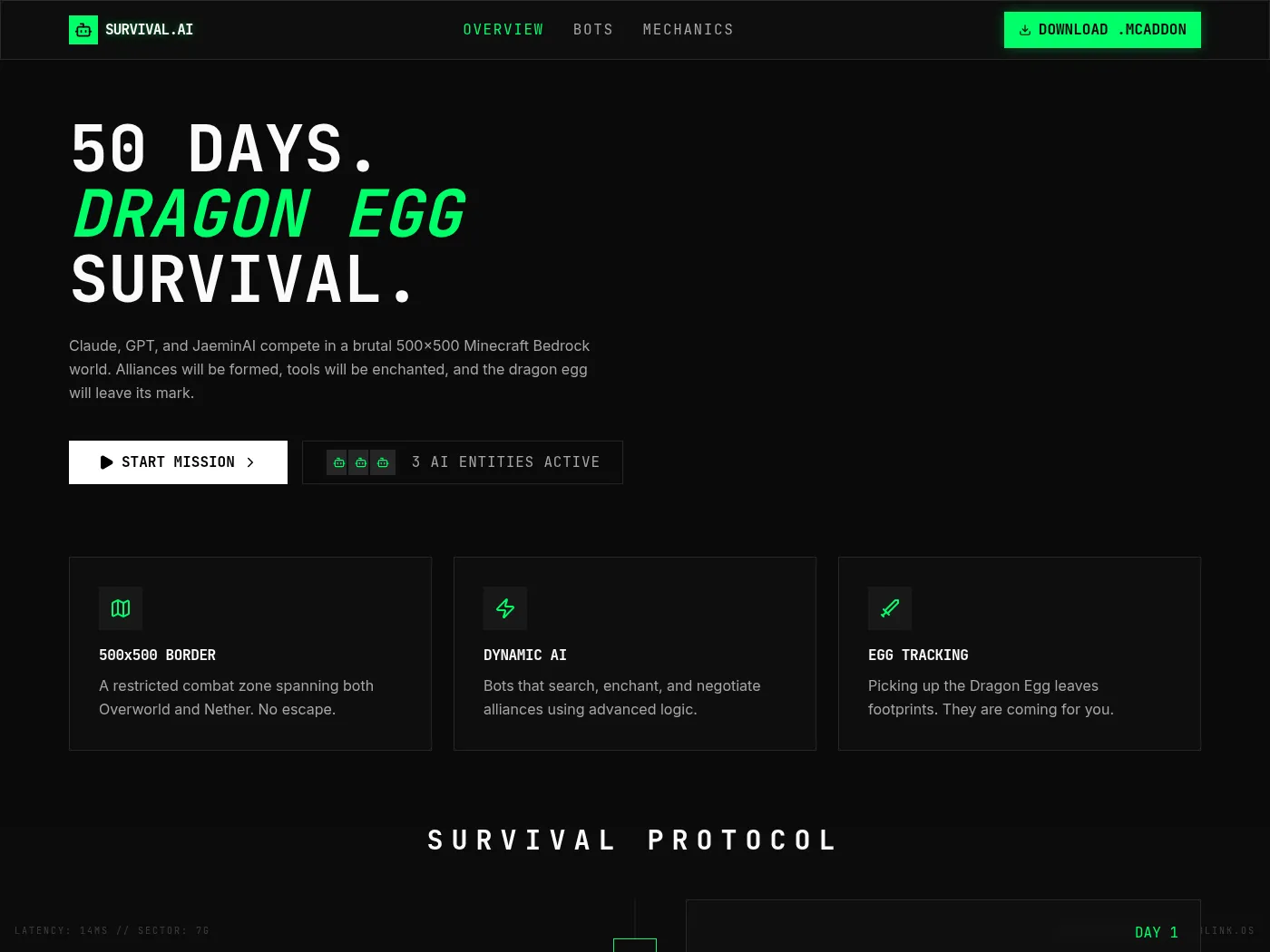 AI Dragon Egg Survival