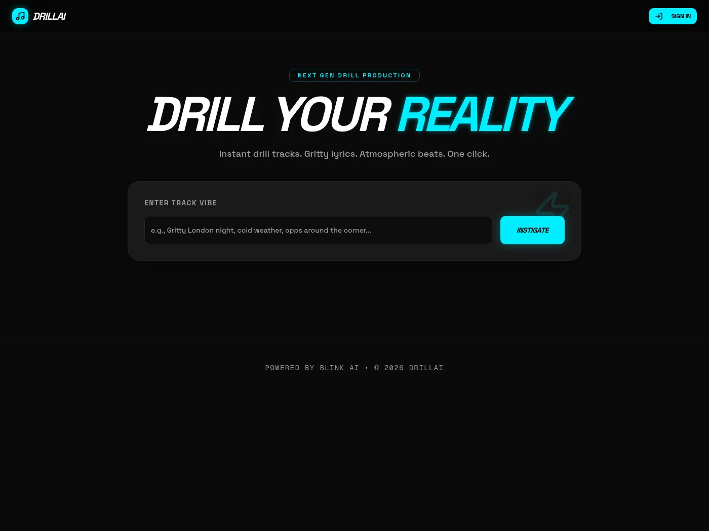 DrillAI Music Maker