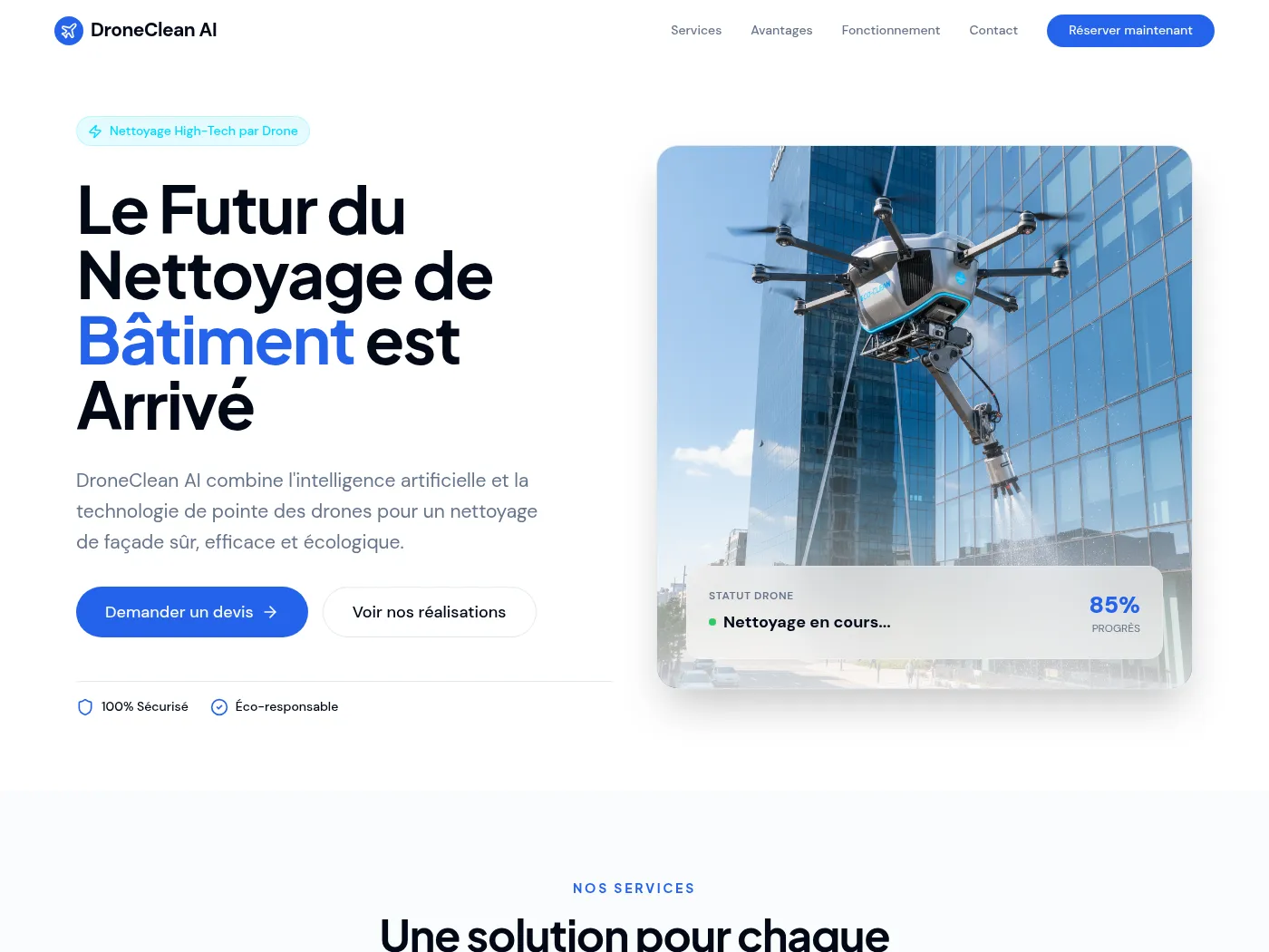 DroneClean AI Site