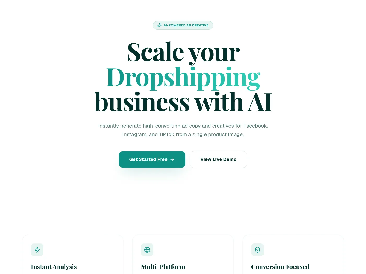 Dropship Ad Generator