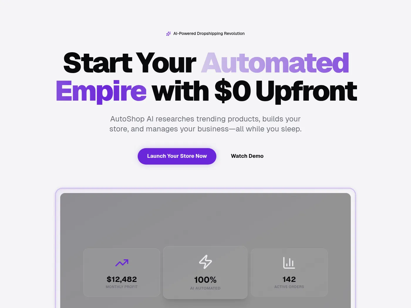 AutoShop AI Store Builder