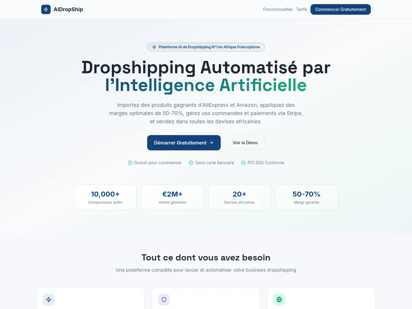 AIDropShip Platform