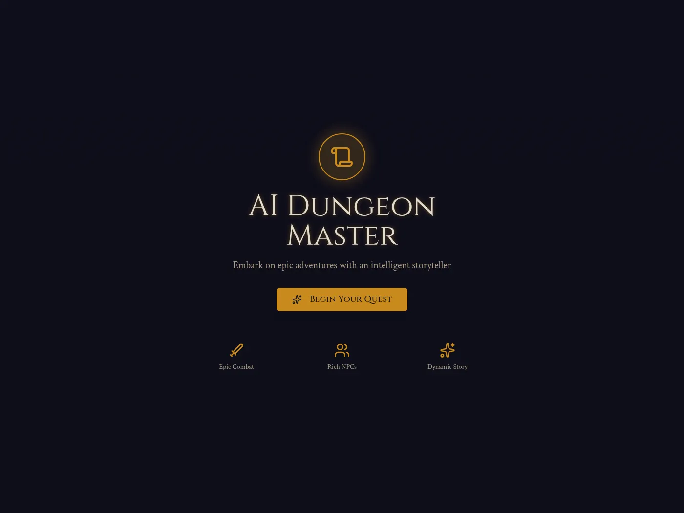 AI Dungeon Master