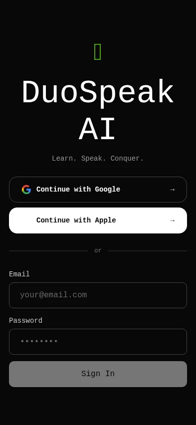 AI DuoSpeak Mobile
