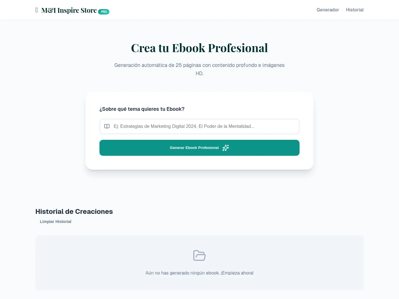 AI Ebook Creator PRO
